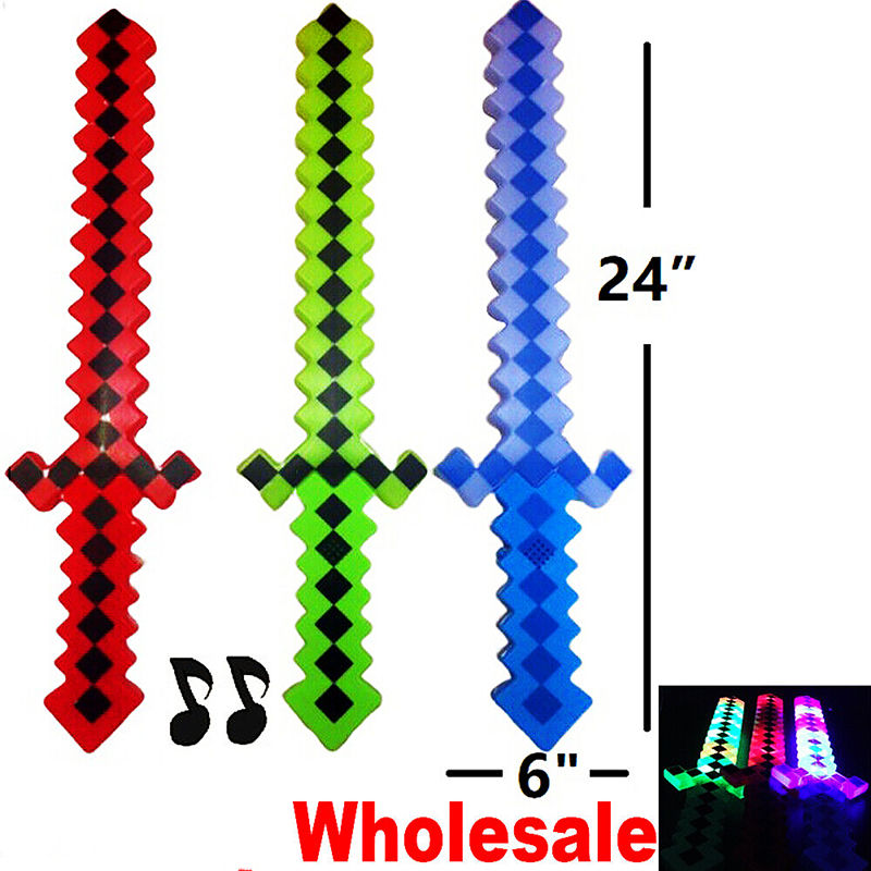 Led Light Up Diamond Pixel Sword - FREE SHIPPING*** – Deluxe Imports Tasman